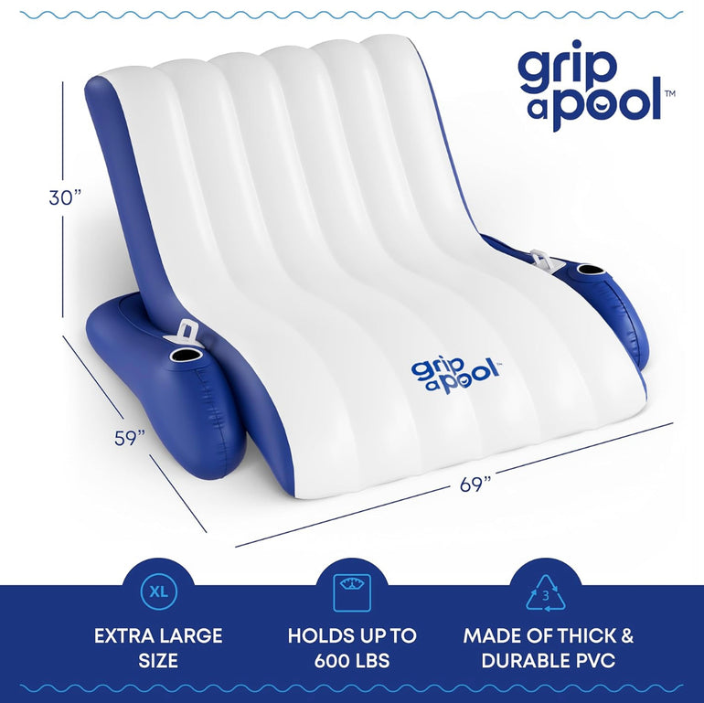Two Person Recliner Pool Float – Gripapool